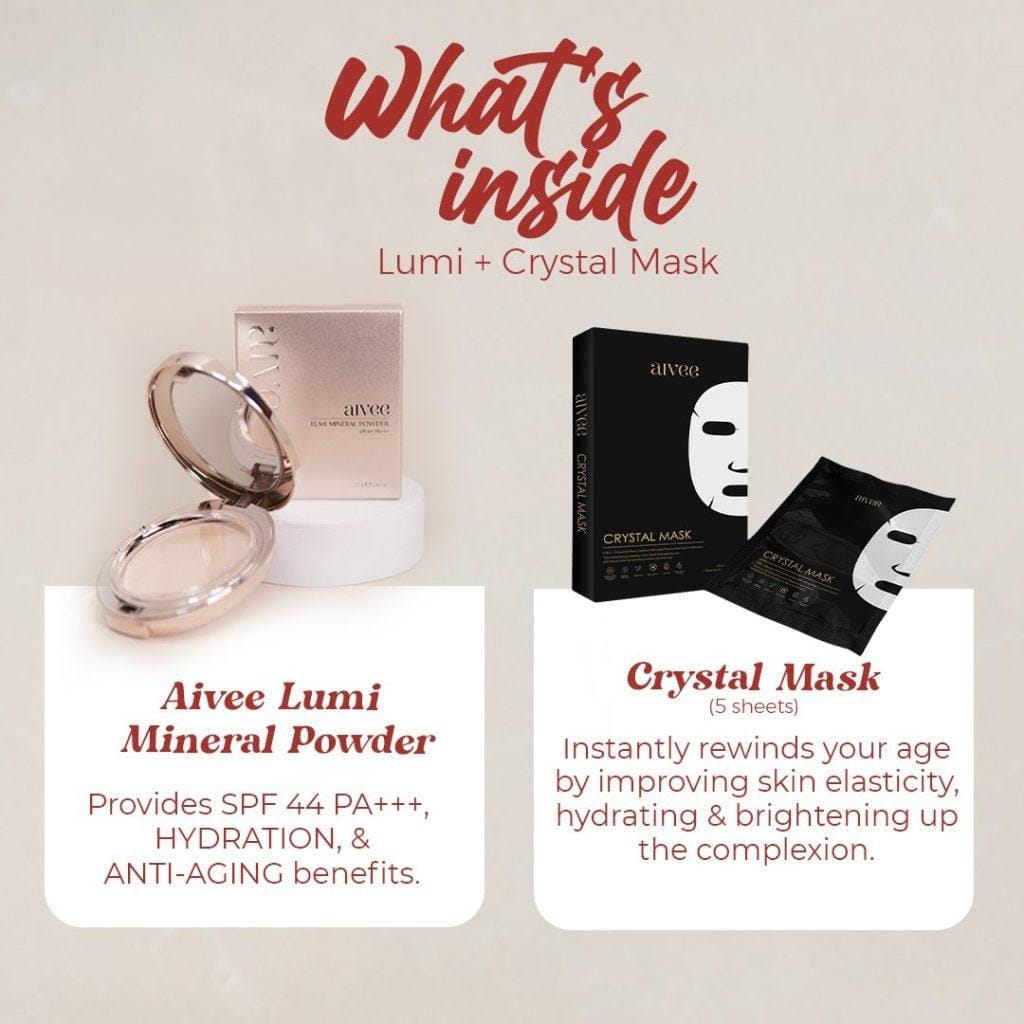 Aivee Lumi + Crystal Mask Beauty Goodies | The Aivee Clinic